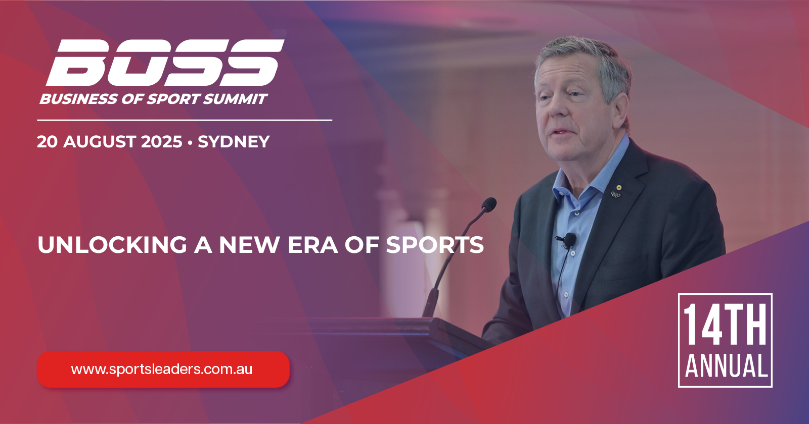 Business of Sport Summit, 15 October 2026, Sydney